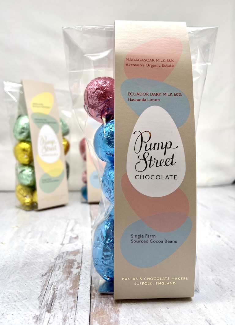 Pump Street Easter Eggs Milk Chocolate, 58%, 60% • The Chocolate House DC
