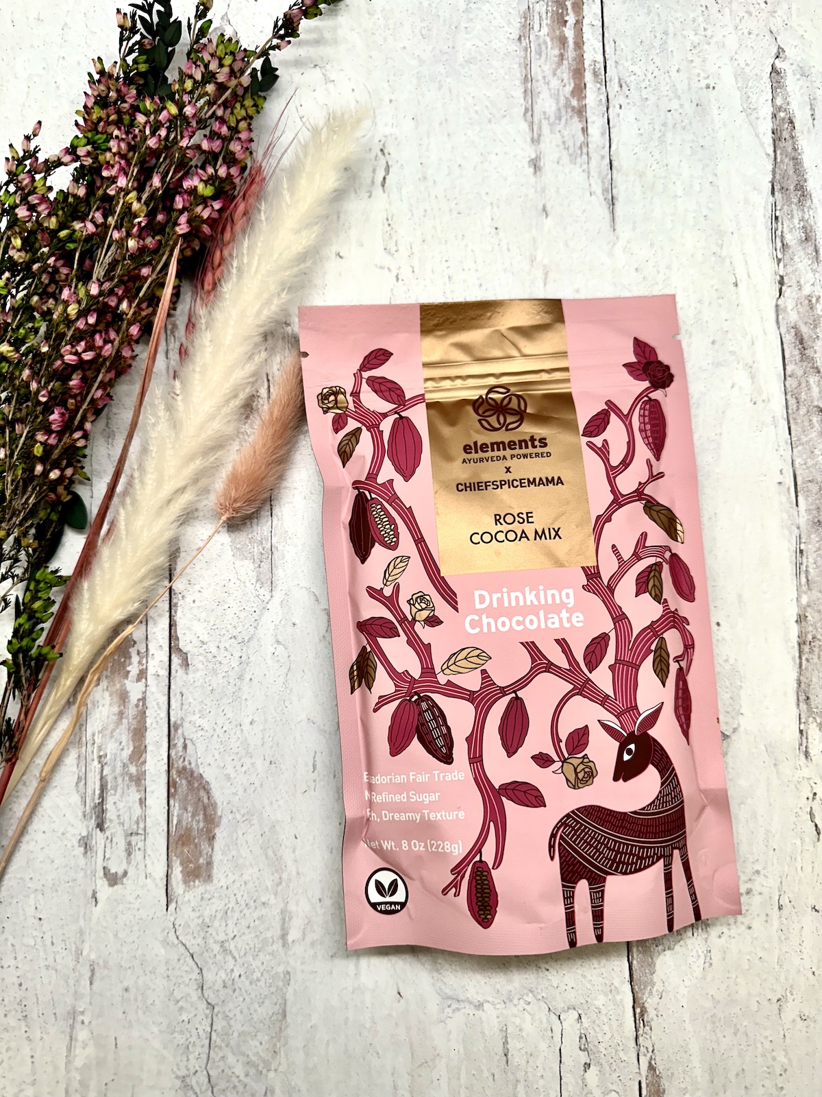 Elements Rose Drinking Chocolate • The Chocolate House DC