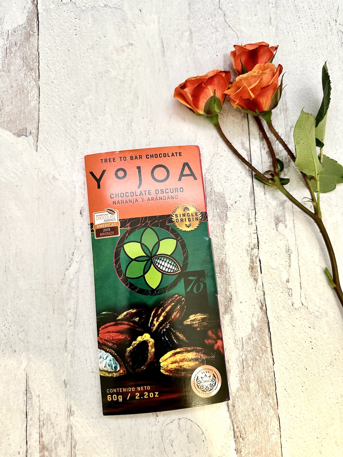 Yojoa Orange & Cranberry Dark Chocolate 70% • The Chocolate House DC